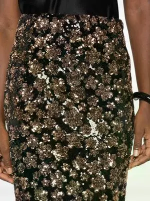 Max Mara Sequin-embellished Midi Skirt