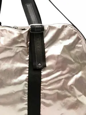JACK GOMME Metallic-finish Travel Bag