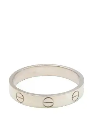 Cartier 2010s Mini Love Ring - Silver