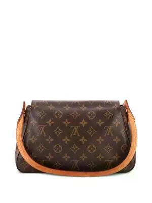 LOUIS VUITTON Monogram Canvas Mini Satchel Handbag - Brown