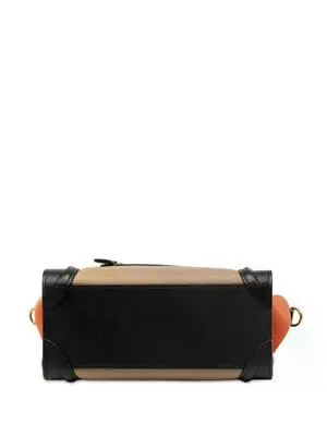 Celine Nano Luggage Tote Satchel - Brown