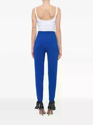 Balmain High-waisted Knit Skinny Trousers
