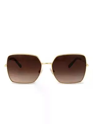 Dolce & Gabbana Square-frame Metal Sunglasses