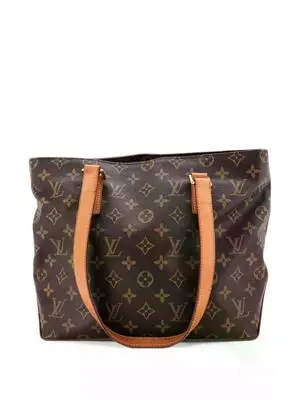 LOUIS VUITTON Cabas Piano Monogram Canvas Tote Bag - Brown