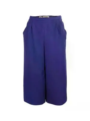 Gianfranco Ferre Pleated Cropped Trousers