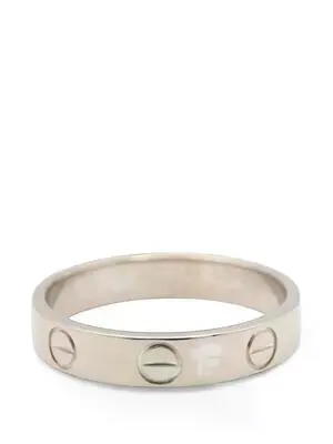 Cartier 2010s Mini Love Ring - Silver