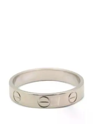 Cartier 2010s Mini Love Ring - Silver