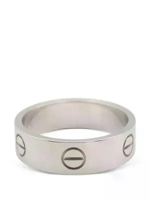 Cartier Love Ring In 18k White Gold - Silver