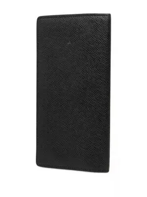 LOUIS VUITTON 2020 Taiga Brazza Wallet Long Wallets - Black