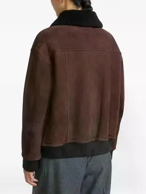 YVES SALOMON Shearling-collar Bomber Jacket