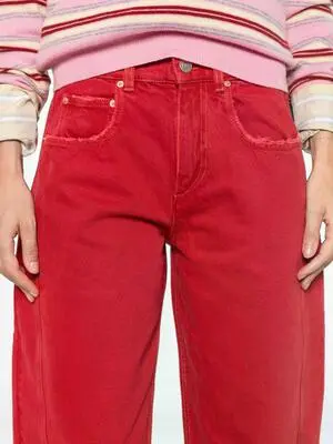 Isabel Marant Étoile Oriane Frayed Jeans