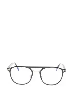TOM FORD Pilot-frame Glasses - Black