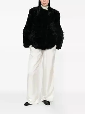 Soft Goat Shearling Coat