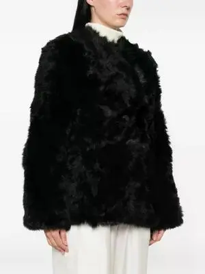 Soft Goat Shearling Coat
