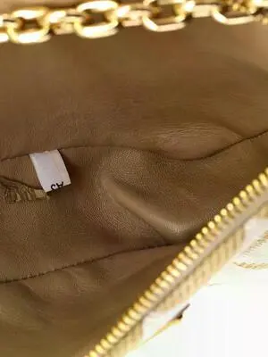 Prada Double Symbole Triangle Mini Shoulder Bag - Neutrals