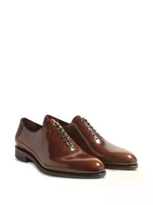 FERRAGAMO Balmoral Leather Oxford Shoes