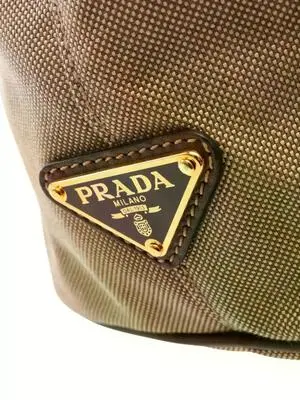 Prada 2013-2026 Canvas Canapa Logo Satchel