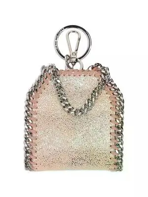 Stella McCartney Falabella Chain-trim Airpods Case Keyring - Neutrals