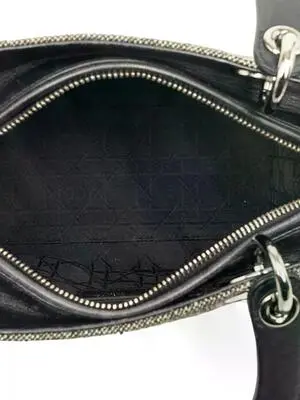 Dior 1998 Medium Tweed Lady Satchel