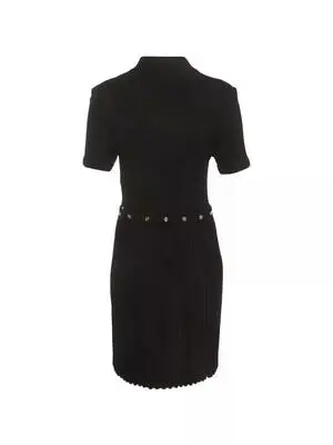 Maje Ritourna Rib-knit Mini Dress