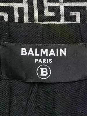 Balmain Monogram Peak-shoulder Blazer