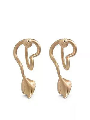 Cult Gaia Calla Wavy Earrings - Gold