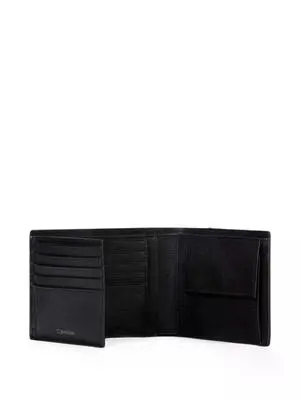 Calvin Klein Logo-plaque Bi-fold Leather Wallet