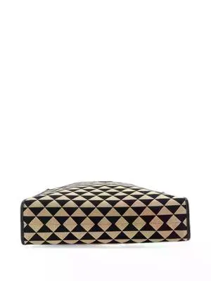 Prada Symbole Shopper Jacquard Large Tote Bag