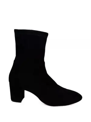 STUART WEITZMAN Yuliana Heeled Ankle Suede Boots