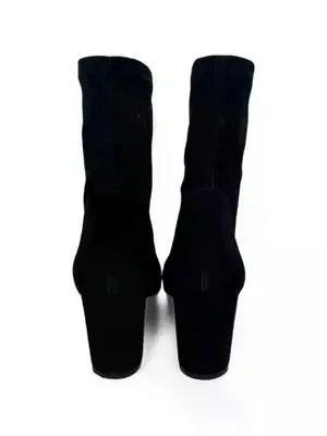 STUART WEITZMAN Yuliana Heeled Ankle Suede Boots