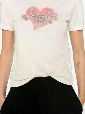 Amiri Heart Logo-print T-shirt