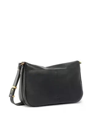 Pinko Medium Leather Bag With Love Birds Diamond Cut Buckle
