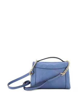 LOUIS VUITTON Blanche Monogram Empreinte Leather Bb Shoulder Bag - Blue