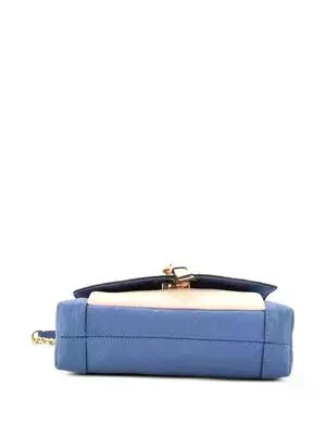 LOUIS VUITTON Blanche Monogram Empreinte Leather Bb Shoulder Bag - Blue