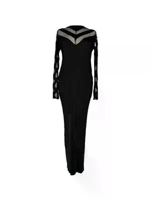 ALEXANDER WANG Pleated Long-sleeve Maxi Dress