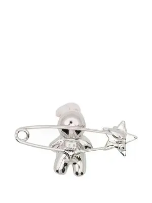 YVMIN Crystal Embellished Crochet Brooch