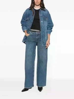 Simkhai Layered-waistband Jeans