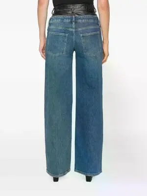 Simkhai Layered-waistband Jeans