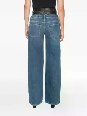 Simkhai Layered-waistband Jeans