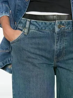 Simkhai Layered-waistband Jeans