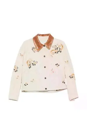 Isabel Marant Étoile Embellished Contrast-collar Jacket