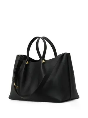 Valentino Garavani Vlogo Signature Stud-embellished Tote Bag