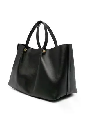Valentino Garavani Vlogo Signature Stud-embellished Tote Bag