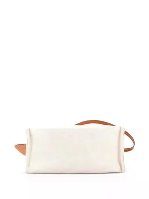Gucci Printed Canvas Logo Shopper Tote Small Shoulder Bag - Neutrals