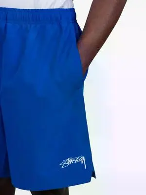 StÜssy Logo-print Elasticated-waist Shorts