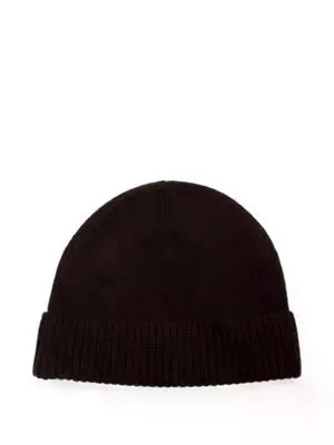 JOSEPH Ribbed-trim Beanie Hat