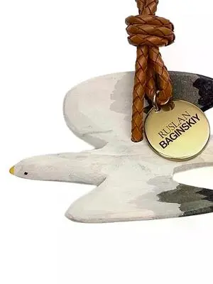 Ruslan Baginskiy Flying Seabird Wood Bag Charm
