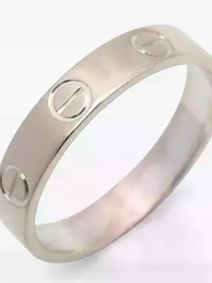 Cartier 2010s Mini Love Ring - Silver