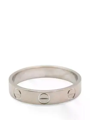 Cartier 2010s Mini Love Ring - Silver