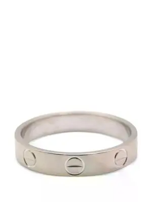 Cartier 2010s Mini Love Ring - Silver